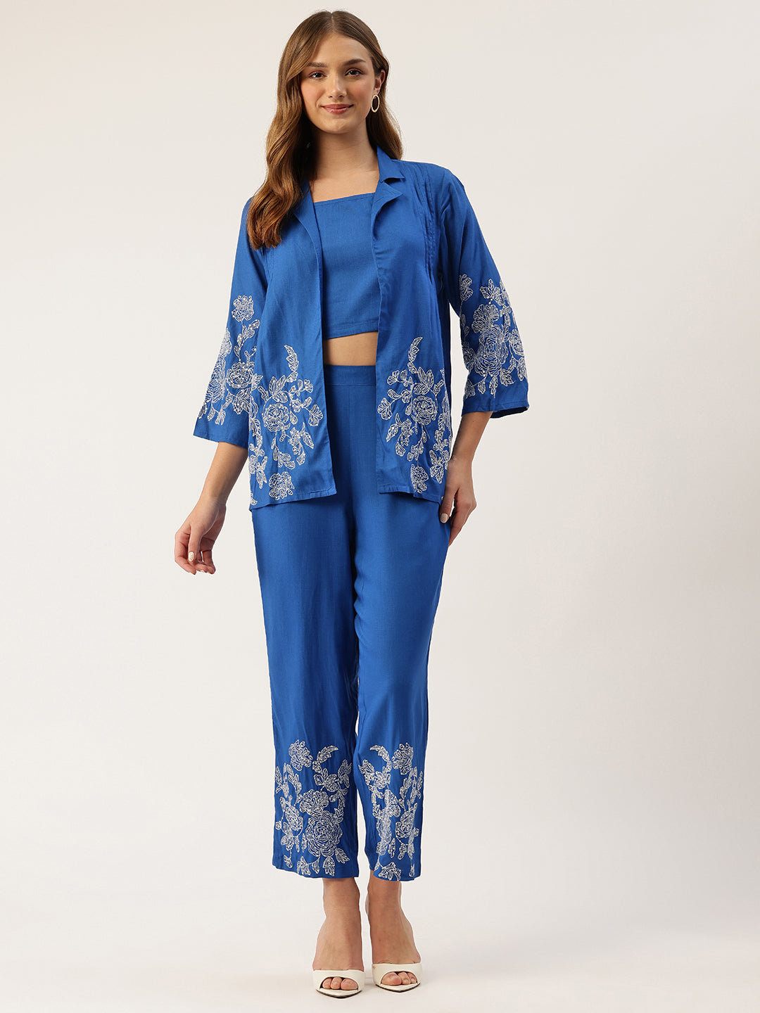 Raya Ocean Embroidred Co-ord Set – Autumn Lane Clothing